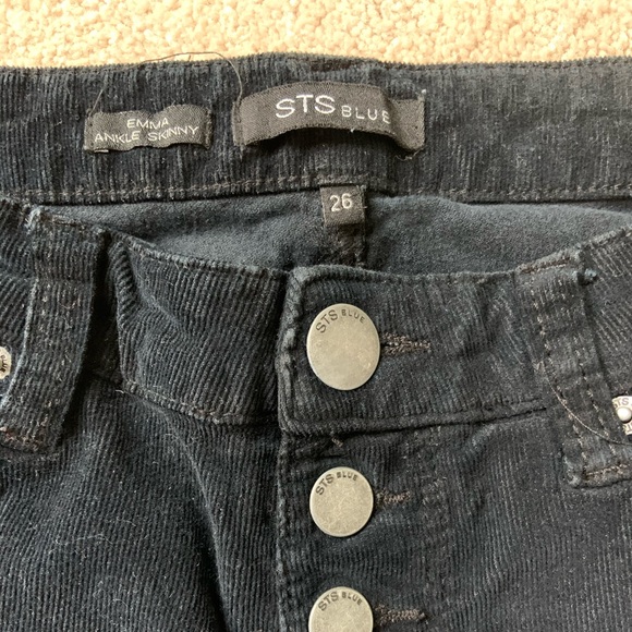 STS Blue | Jeans | Sts Blue Corduroy Jeans In Black | Poshmark
